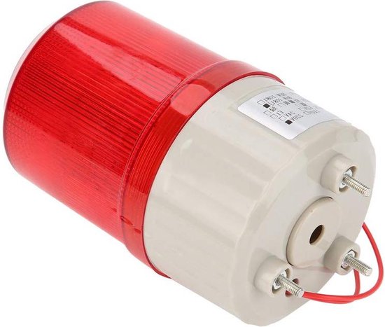 Outdoor Alarm Red LED Warning Lights - 220V Acoustic Siren Rotating ...