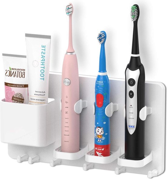 Tandenborstelhouder Zelfklevend Wandmontage Scheermes Hanger Badkamer ...