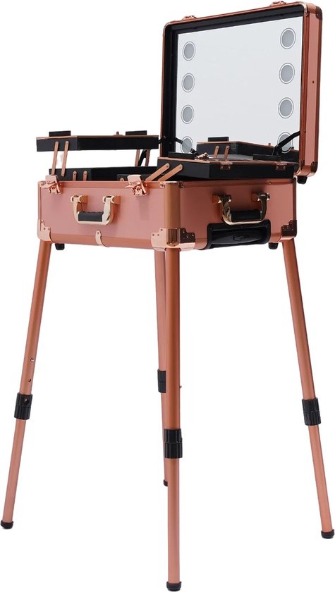 RapidGoods - Visagiekoffer - Make up koffer - Reiskoffer - Make up ...