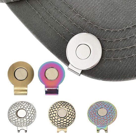 Golfbal Marker Hoed Clips Magnetische Set - Bal Marker Golf Cap Clip ...