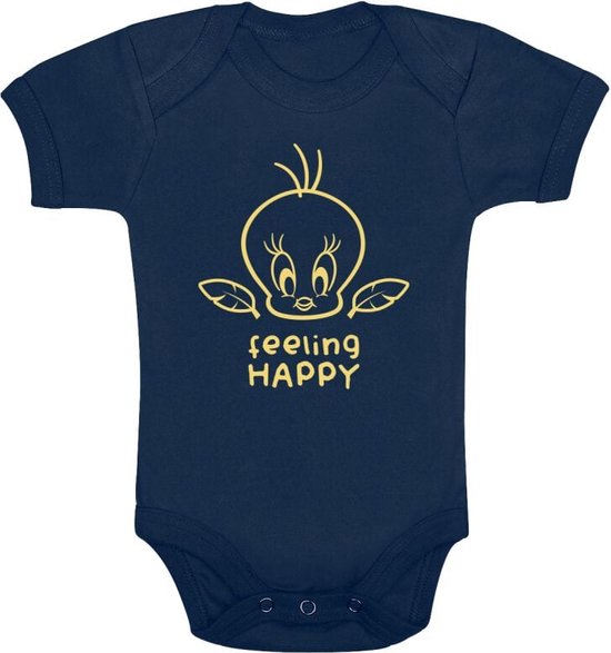 Looney Tunes Tweety - Feeling Happy Body blauw 74/80 - Katoen - Dieren ...