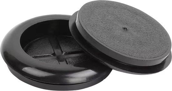 Kabelbeschermer 60mm - Rond - Rubberen Stof Plug voor kabels ...