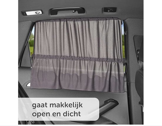 Zonnescherm Auto Universeel - XXL 68x 50 cm - Grijs | bol