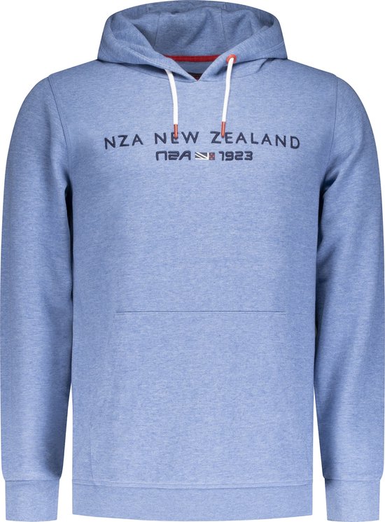 NZA - Blauwe hoodie met NZA logo - Brave Blue | bol