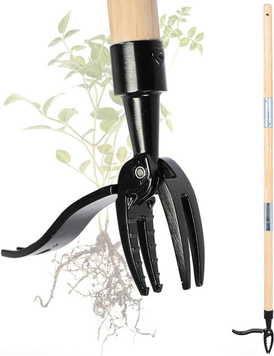 Manual Weed Cutter with Wooden Handles - Aluminum Alloy Material ...