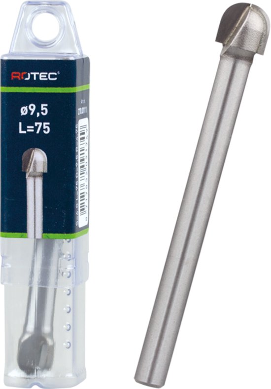 Rotec HM Houtrotfrees, SILVER-LINE, d2=6 /ø9,5 | bol