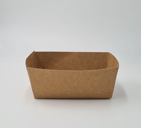 25x Frietbakje medium - snackbakje - 110x60x45 - bio - karton - eco ...