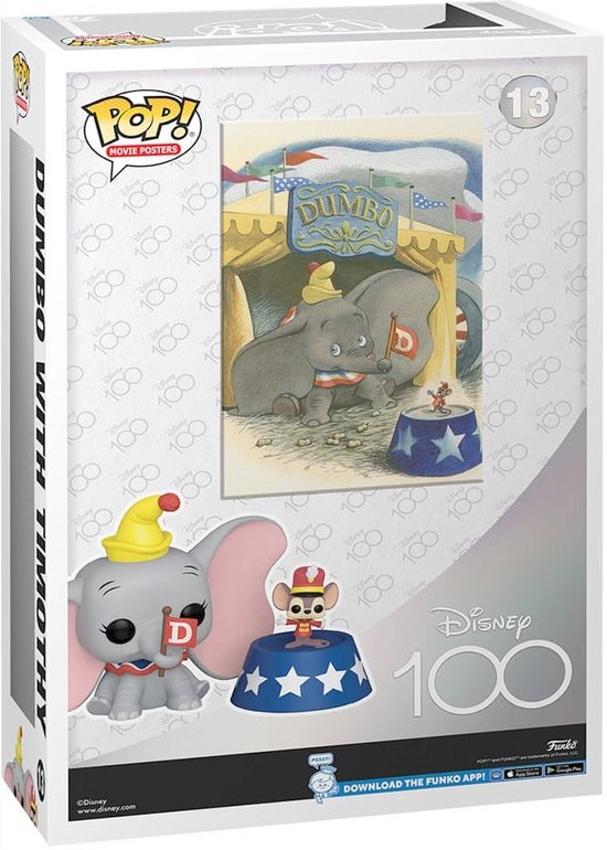 Funko Dumbo Verzamelfiguur & Poster Set Disney's 100th Anniversary POP ...