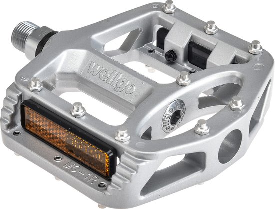 WellGo MG1 Platformpedalen, zilver | bol.com