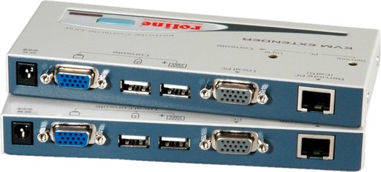 ROLINE Smart KVM extender via RJ45, VGA, USB | bol.com