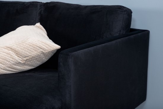 Zoom bank Ubank velours zwart. | bol