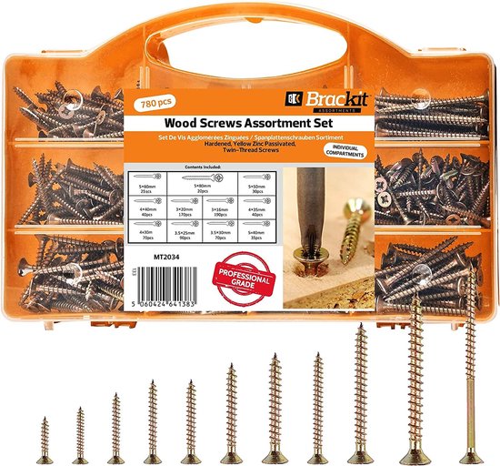 zelftappende schroeven-assortimentset / universal screw assortment box ...