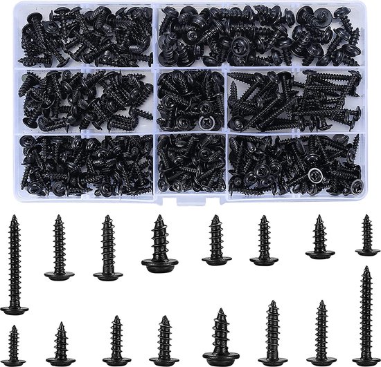 zelftappende schroeven-assortimentset / universal screw assortment box ...