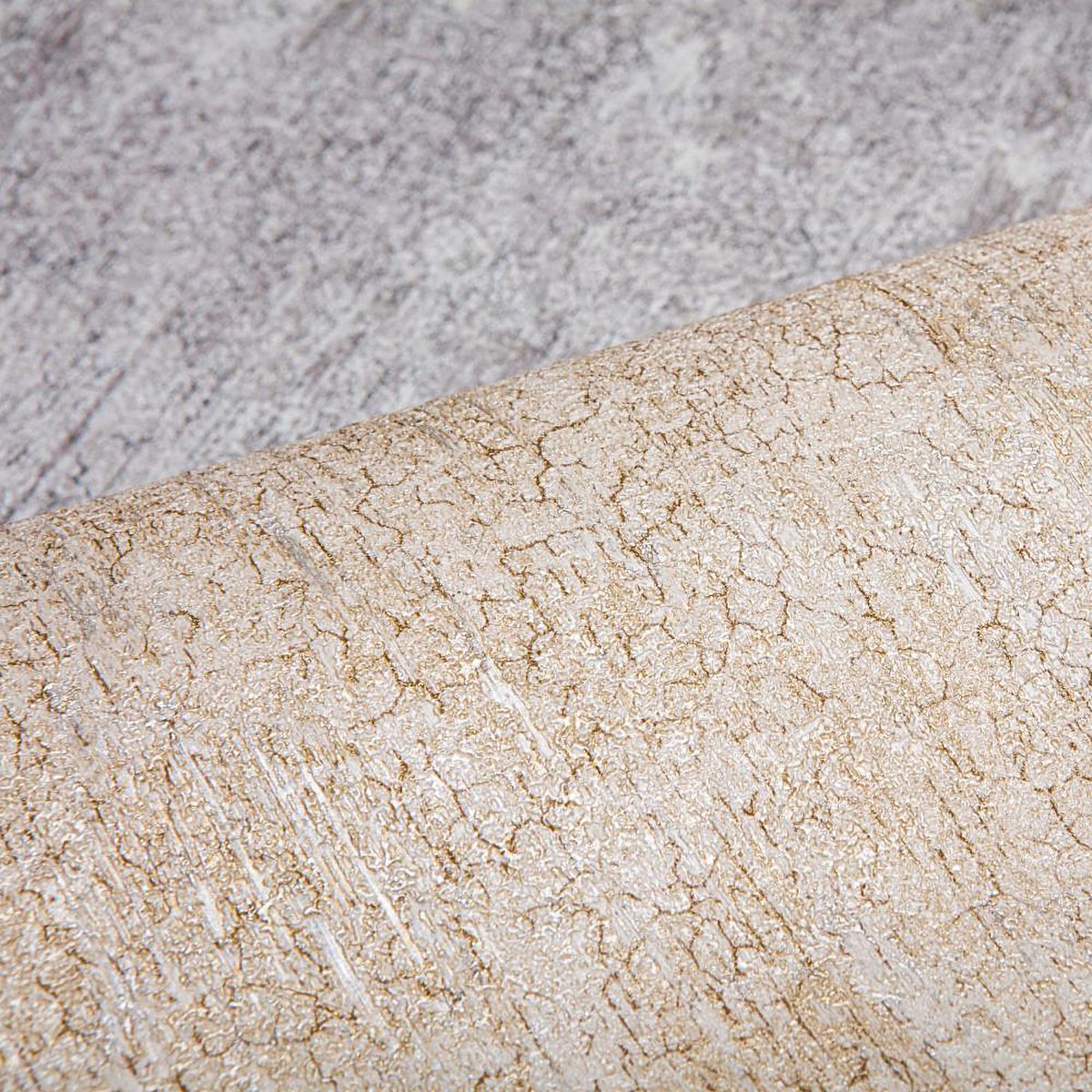 Structuur behang EDEM 410ST13 vliesbehang hardvinyl warmdruk in reliëf ...