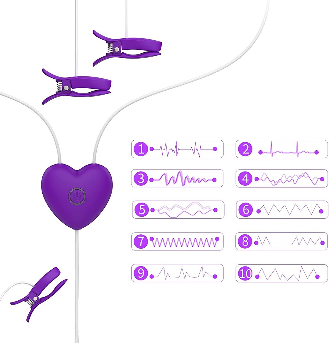 Utimi Tepel en Clitorus klem Vibrator | bol.com