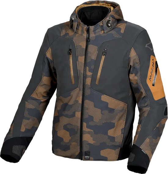 Macna Angle Brown Grey Jackets Textile Waterproof - Maat M - Jas | bol