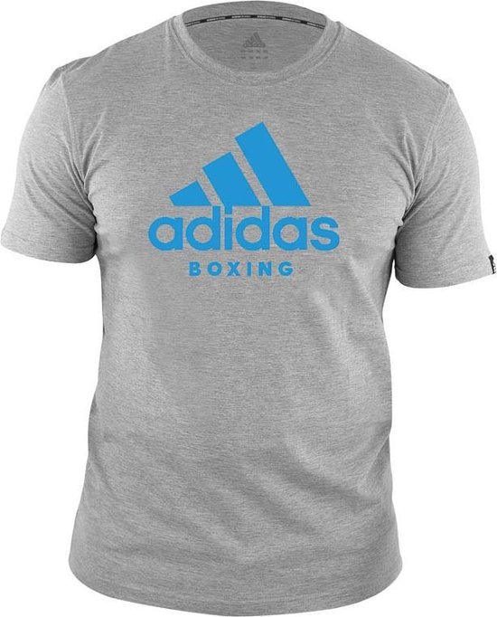 Adidas T-shirt Boxing Community Grijs Blauw-140 | bol