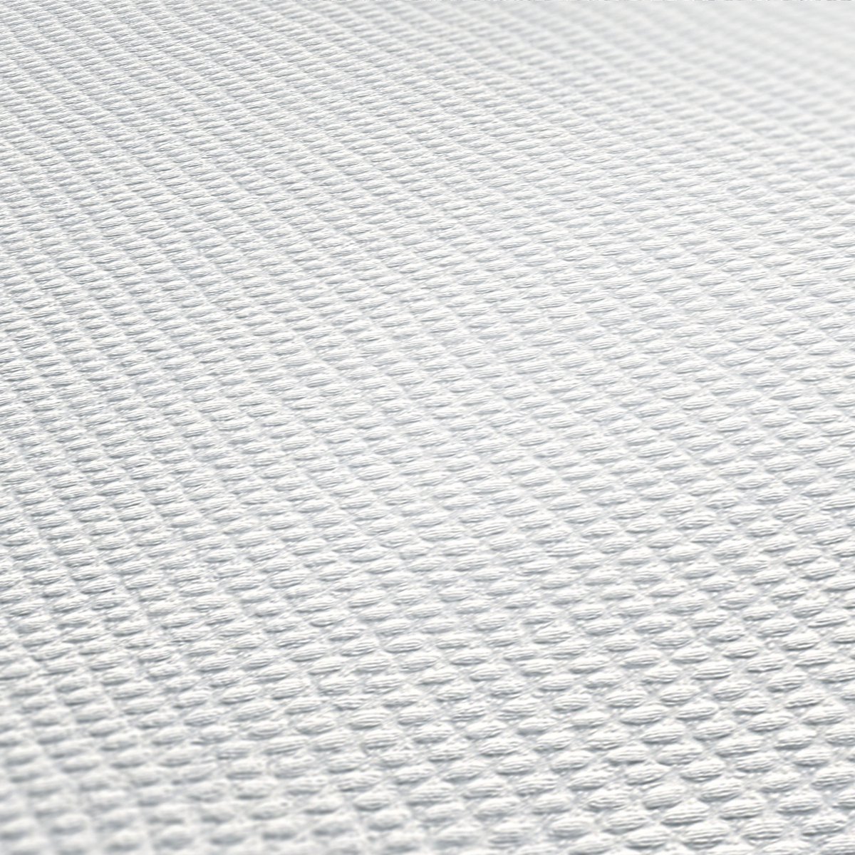 OVERSCHILDERBAAR VLIESBEHANG | Structuur - wit - A.S. Création ...