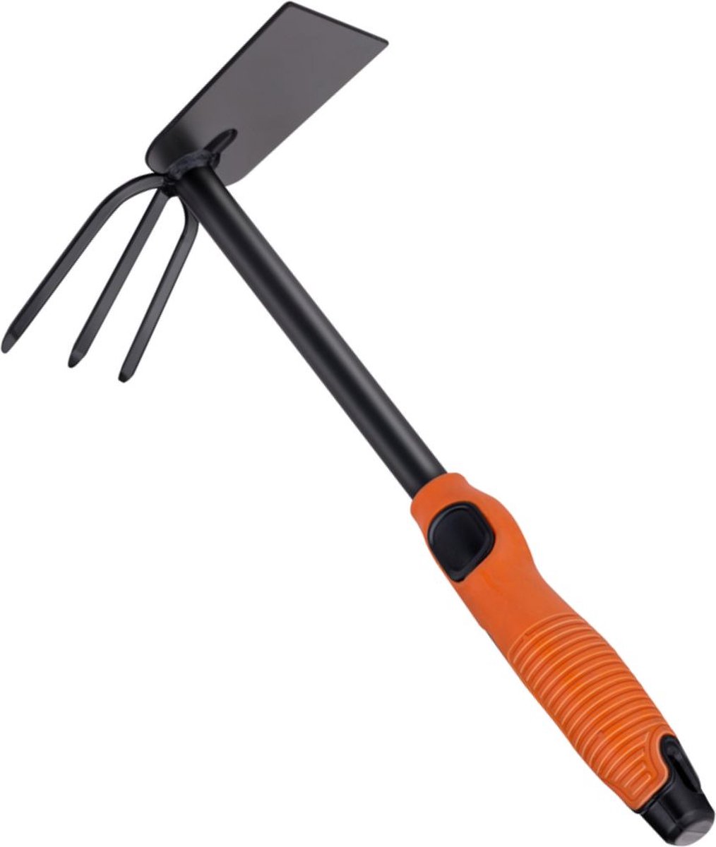 BLACK+DECKER Dubbele Schoffel - 3 Pinnen en Hak - 30 CM - Ergonomisch ...