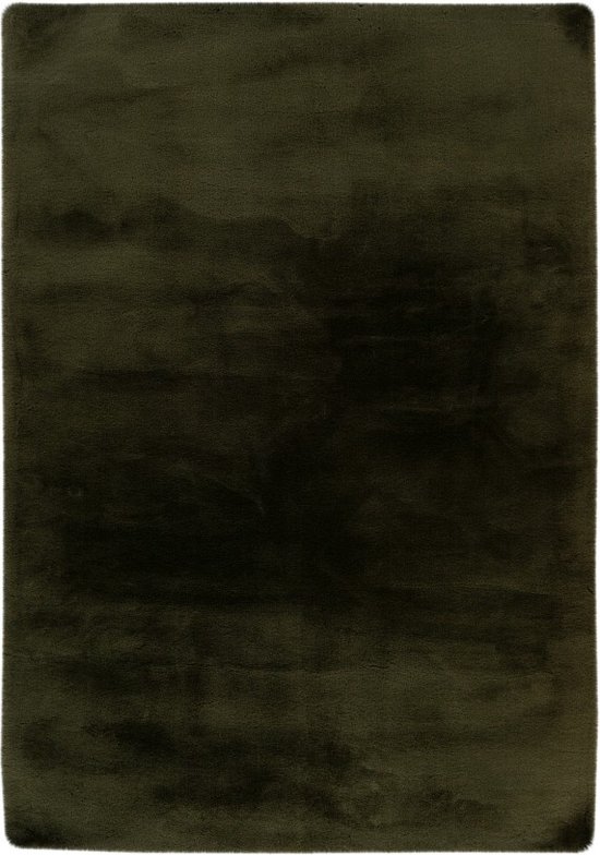 Heaven Fluffy Soft - Vloerkleed Hoogpolig - Effen Tapijt - Groen- 120 ...