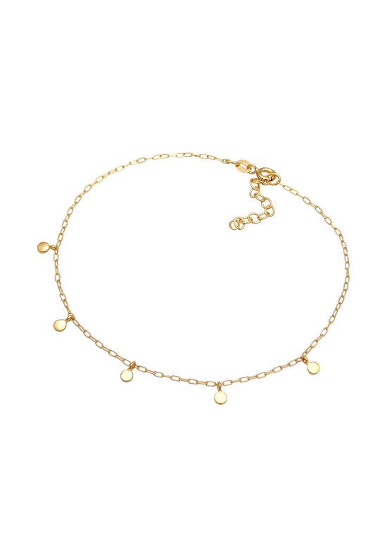 Elli - Enkelbanden - Dames Enkelbandje Plaatje Schakel in 925 sterling ...