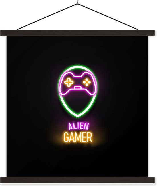 Posterhanger incl. Poster - Schoolplaat - Gaming - Quotes - Neon ...
