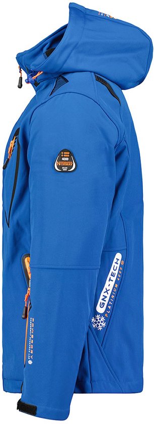 Geographical Norway Softshell Jas Heren Royal Blue Tanada - M | bol