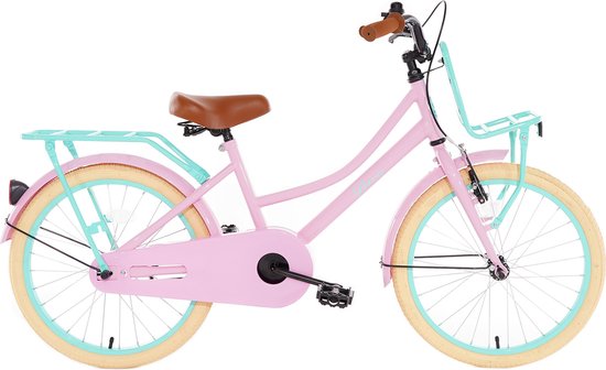 Spirit Diva Meisjesfiets Roze-groen 18 Inch | bol.com