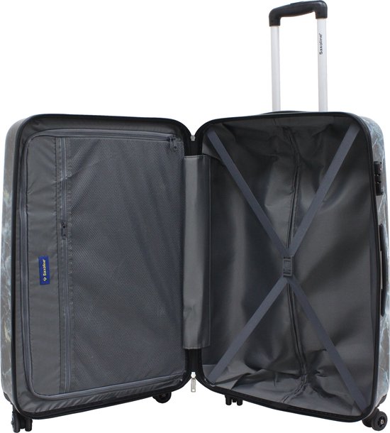 Saxoline Koffer / Reiskoffer / Trolley - 76 cm - 93 Liter - ABS ...