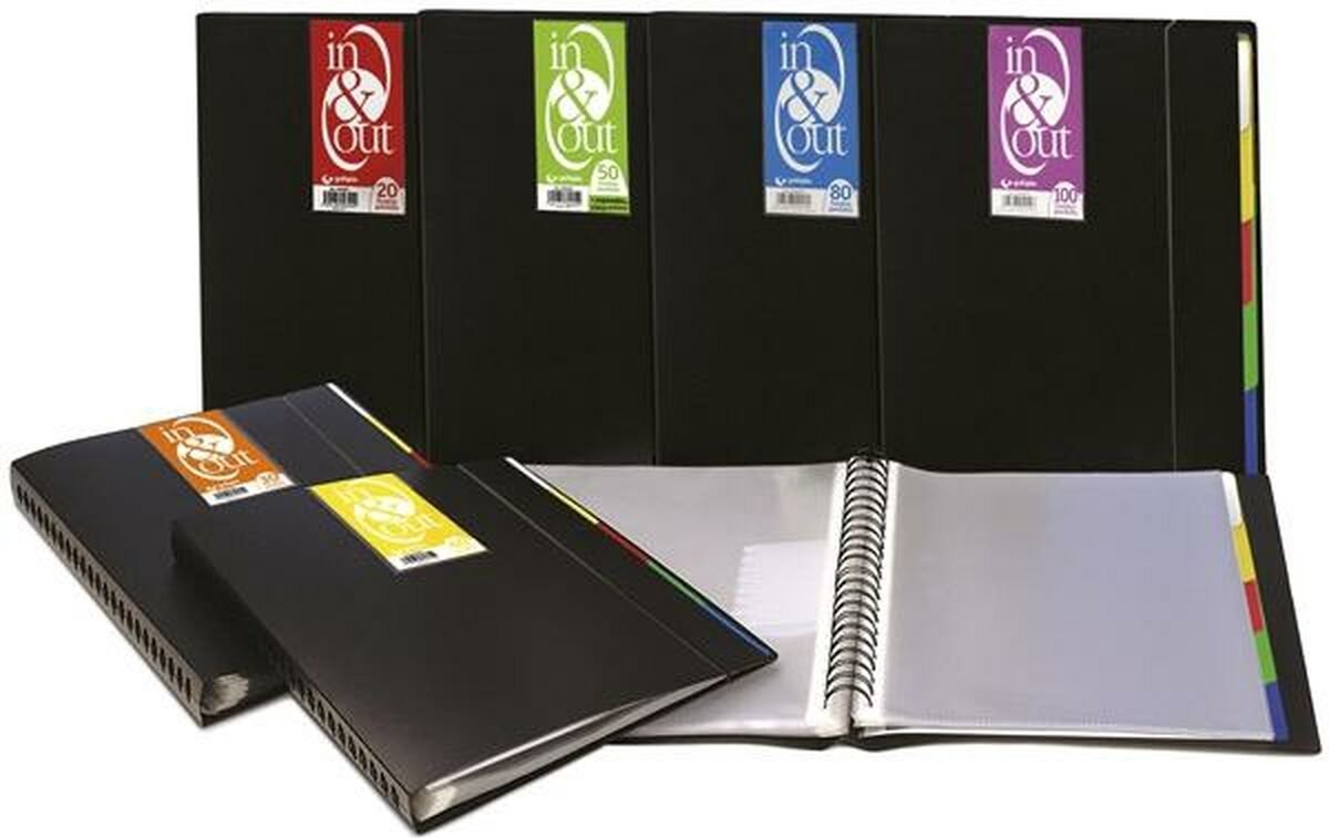 Organiser Map Grafoplas In & Out Zwart Spiraal | bol.com