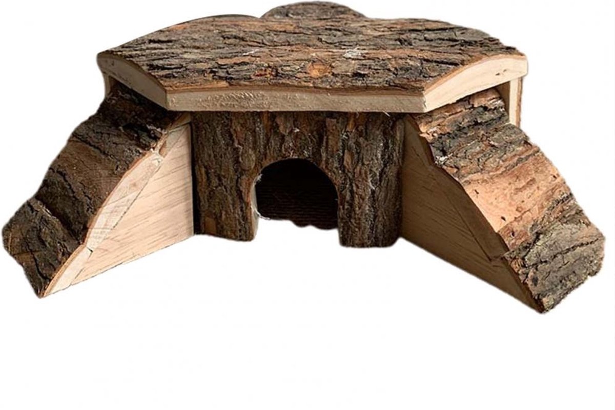 Hamster Cavia Houten Hideout Huis Klim Huis Speelgoed Verberg Kasteel ...