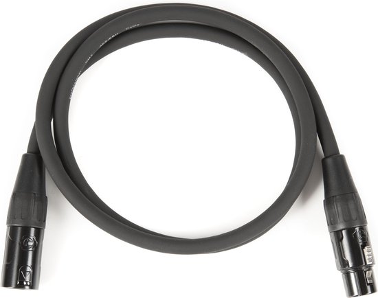 lightmaXX Ultra Series 5-Pin DMX Cable 1m (Black) - DMX-kabel | bol