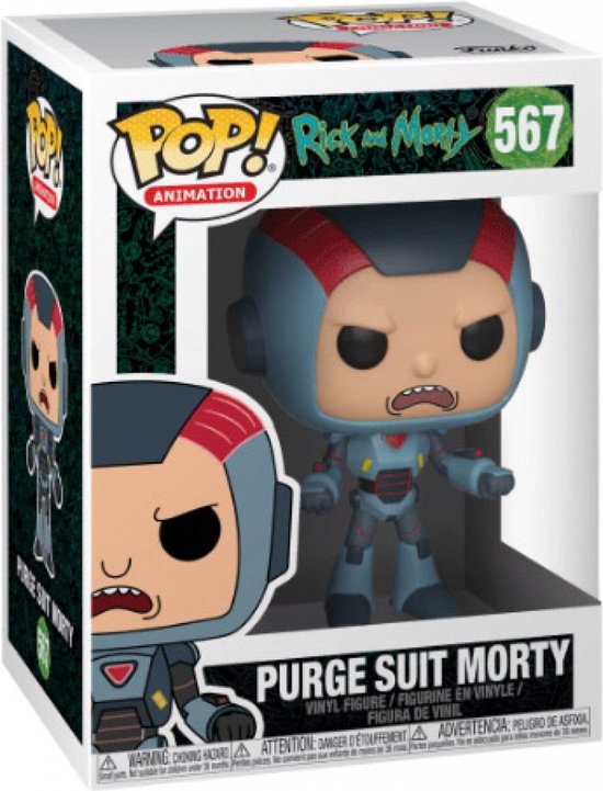Pop Rick & Morty Morty in Mech Suit Vinyl Figure | bol