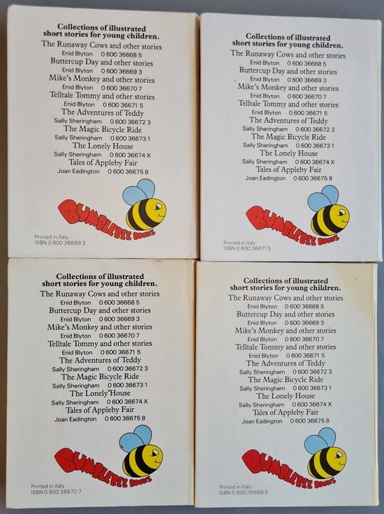 Bumblebee books box set by Enid Blyton, Enid Blyton | 9780600366980 ...