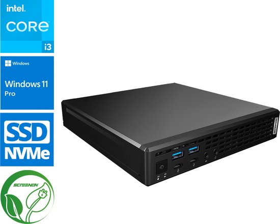 Intel Compleet PC | NANO | Intel Core i3 | 16 GB DDR4 | 1 TB SSD - NVMe | Windows 11... | bol.com