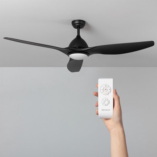 Plafondventilator met lamp - ventilator - Ø163cm- 3 snelheden ...