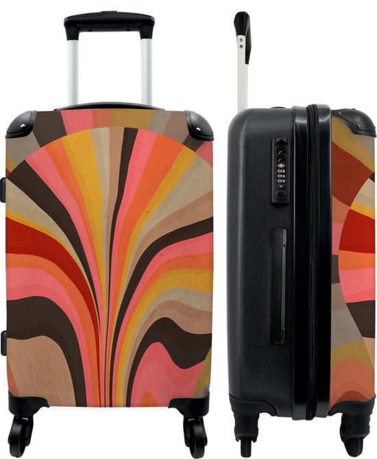 NoBoringSuitcases.com® Koffer groot - Abstract -Kunst - Vormen ...