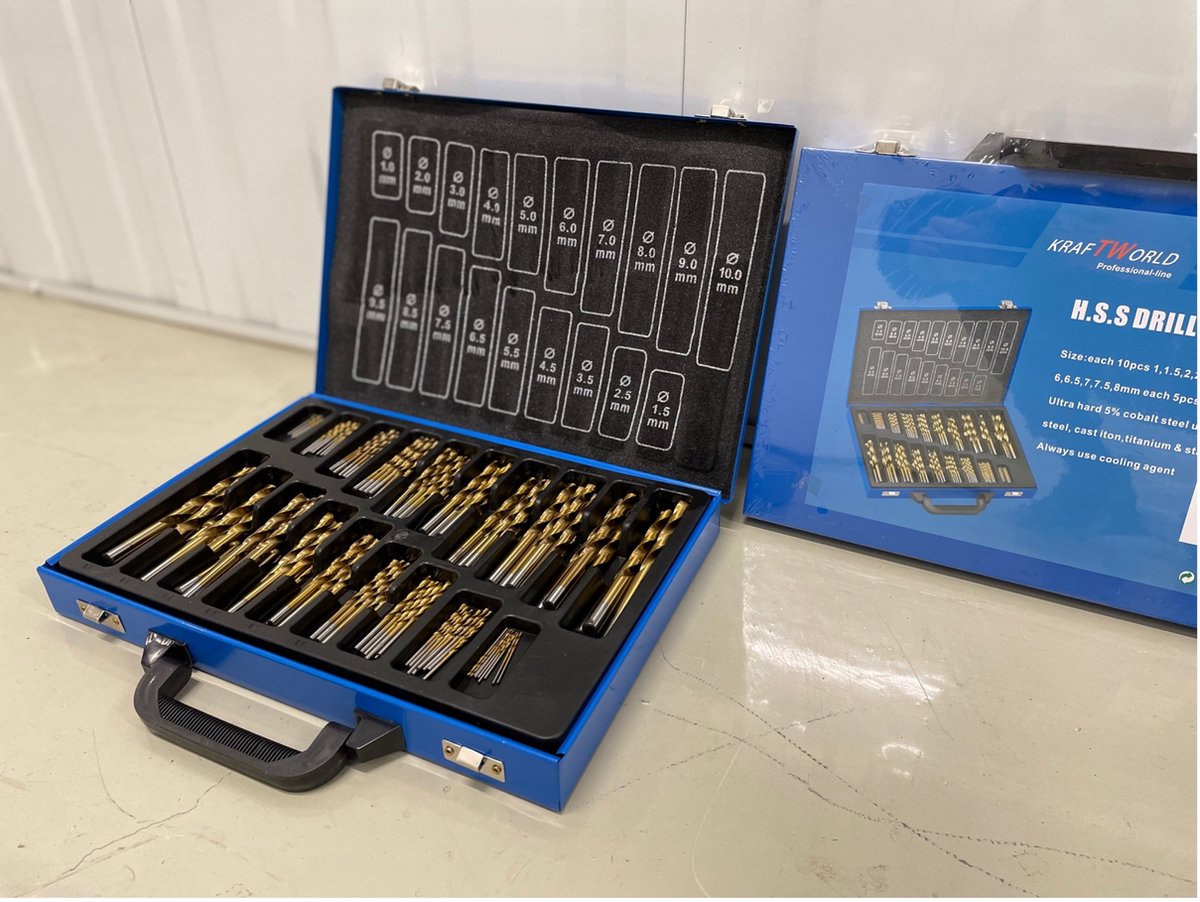 Boren & bitset - 170 delig - XL - Borenset - Bitset - Hoge kwaliteit ...