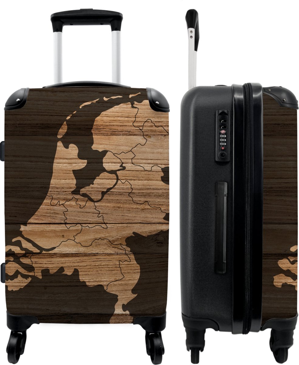 NoBoringSuitcases.com® Valise - Carte - Pays Nederland - Bois - Design ...