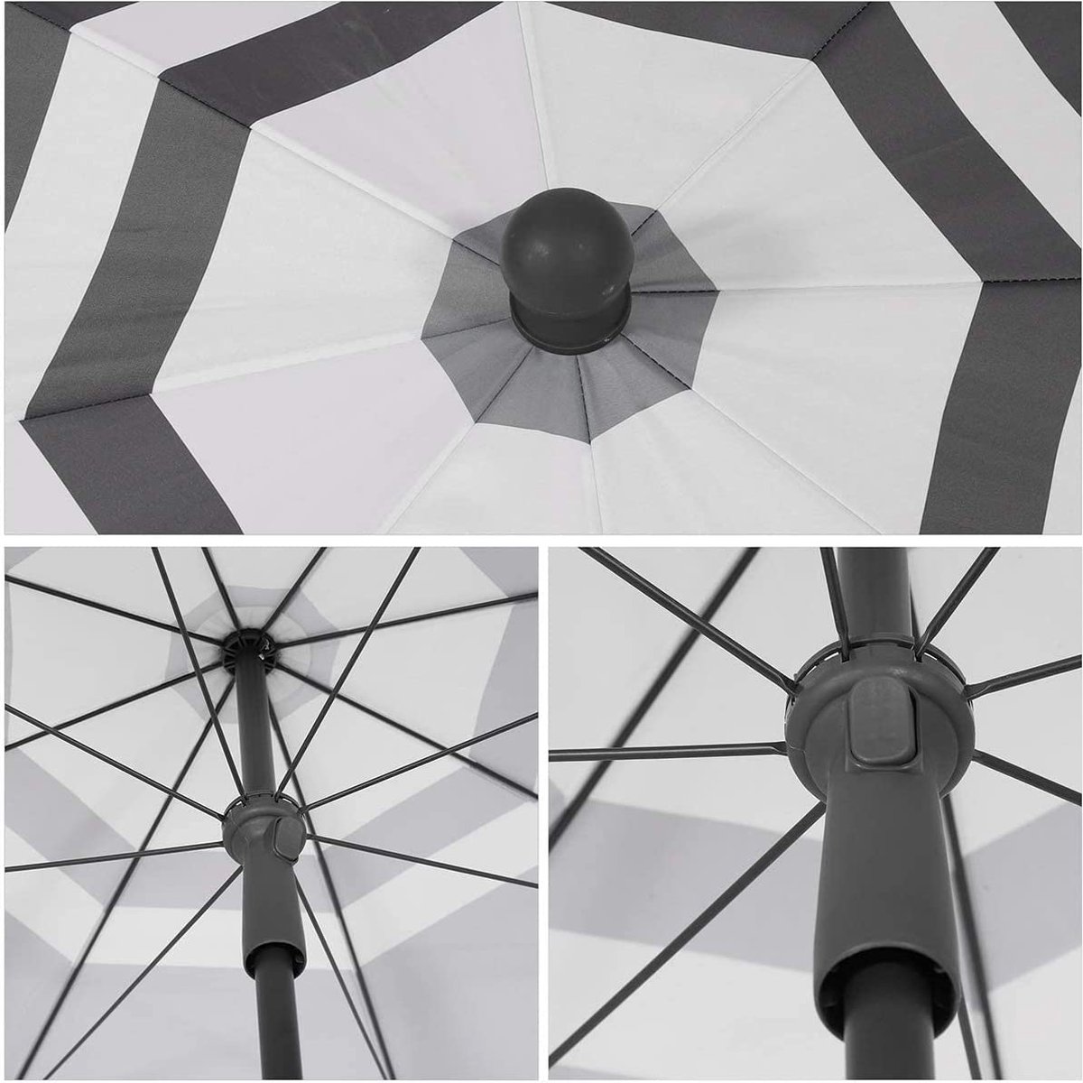 strandscherm voor balkon, tuin en terras, hellingshoek en hoogte ...