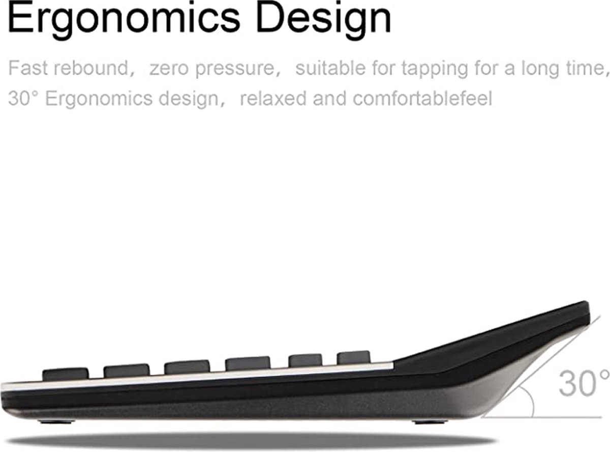 DW4Trading Rekenmachine Groot - 12-cijferig Scherm - Calculator met Grote Toetsen - XL... | bol.com