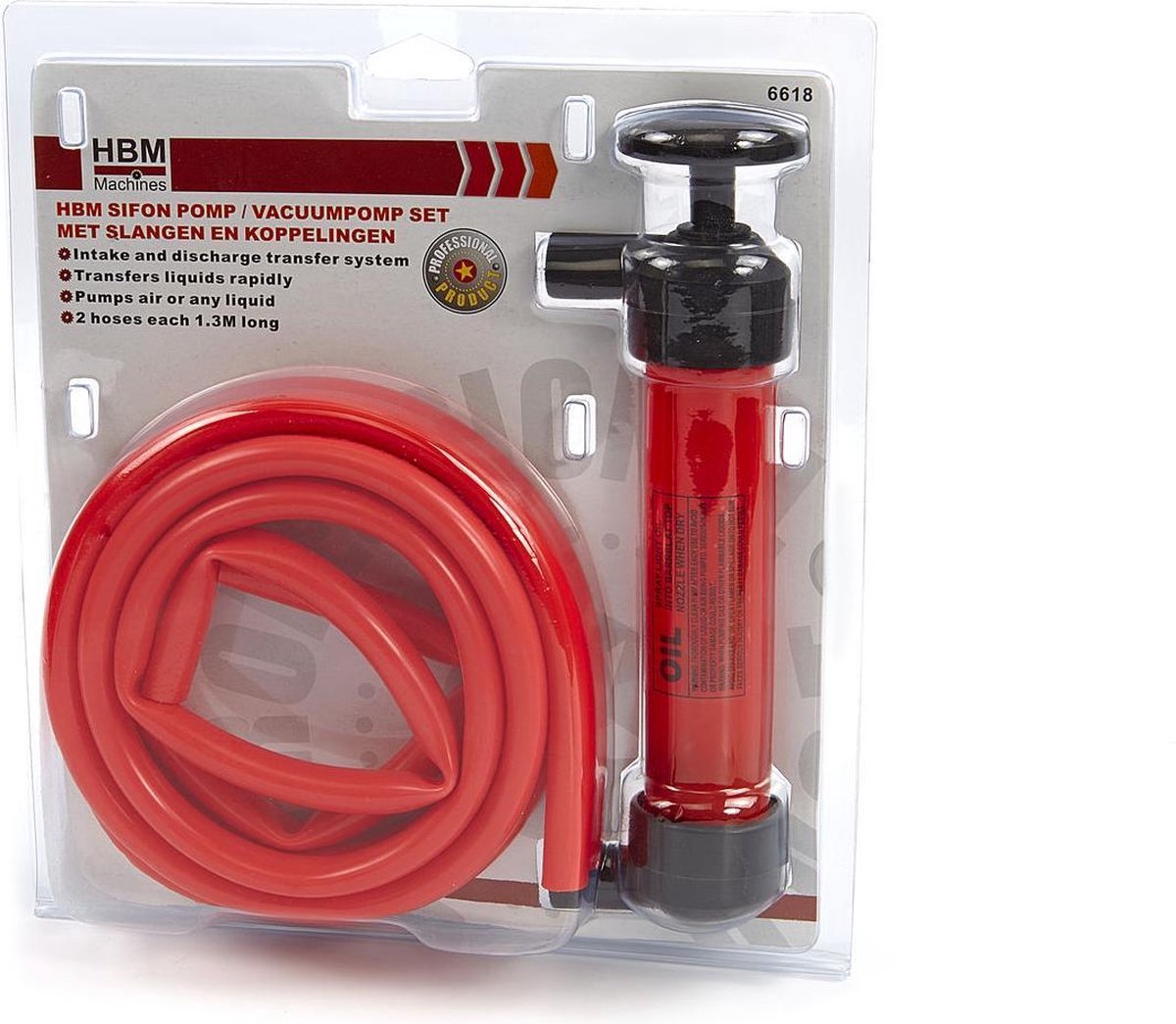 HBM Sifon pomp / Vacuumpomp / Hevelpomp set met slangen en koppelingen ...