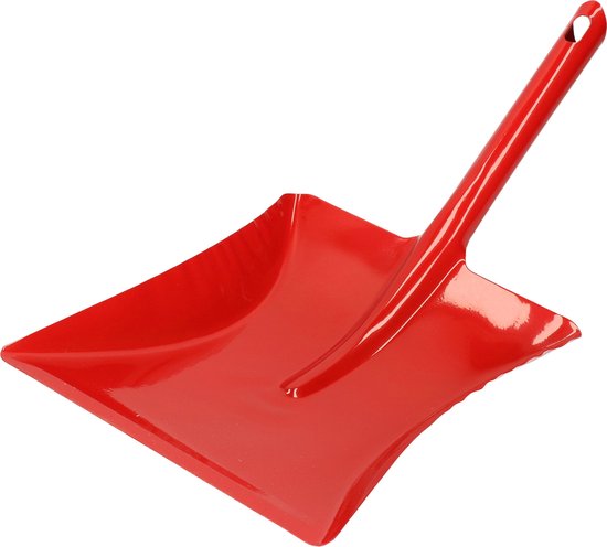 Buemag Vuilblik - verzinkt metaal - 38 x 23 cm - rood - stofblik | bol