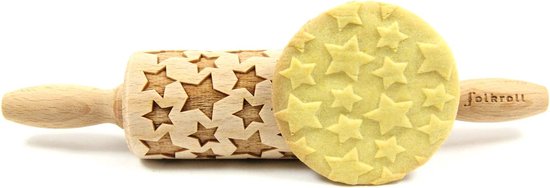 Deegroller hout – houten deegroller - rolhout | bol
