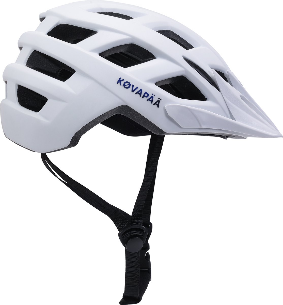 Køvapää® Tolva Fietshelm - Wit - Maat 56-62 cm - M/L - Afneembaar vizier - Fietshelm... | bol.com