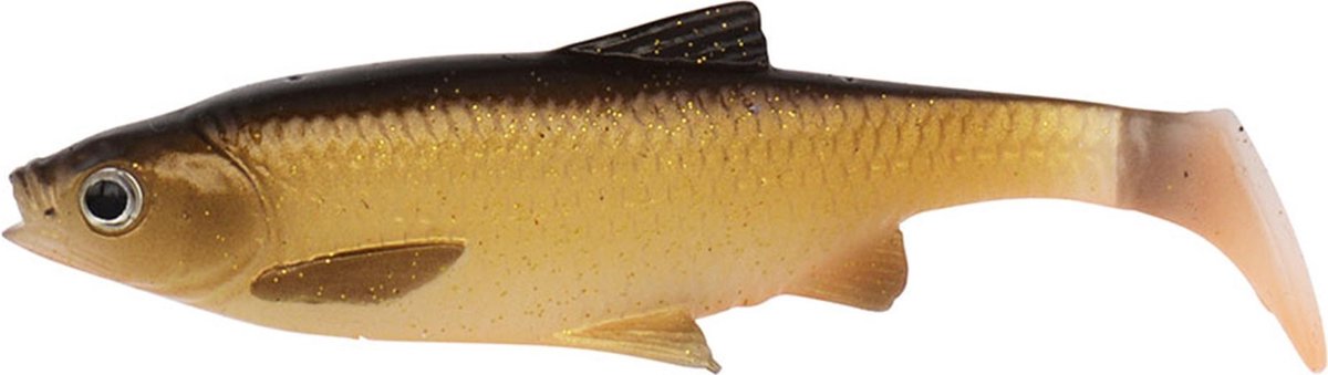 Savage Gear 3D LB Roach Paddletail | Dirty Roach | 7.5cm | 5g | 4 Stuks | bol.com