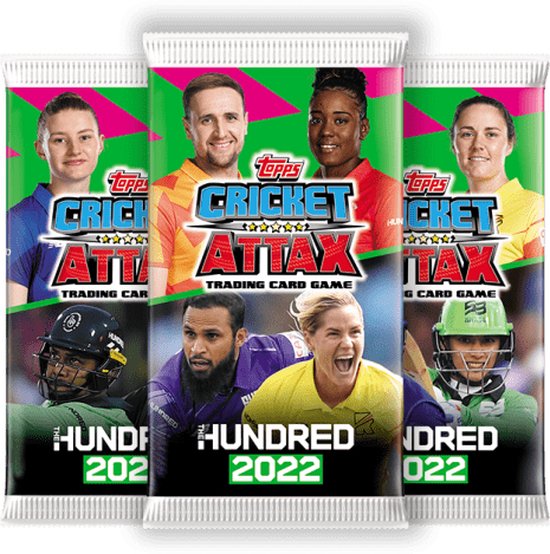 Cricket Attax The Hundred 2022 - Packet 24 packs | Games | bol