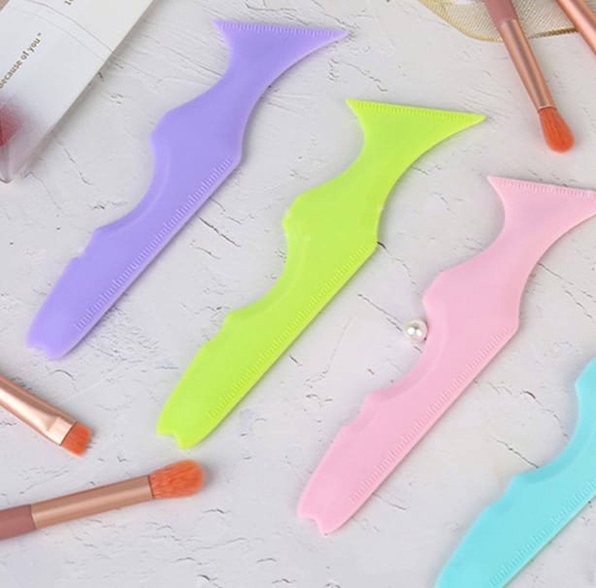 Multifunctioneel makeup hulpmiddel Roze - Eyeliner tool - Makeup ...