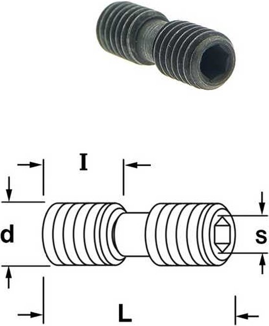 CMT - Inbusbout met linkse en rechtse schroefdraad - Snijgereedschappen ...