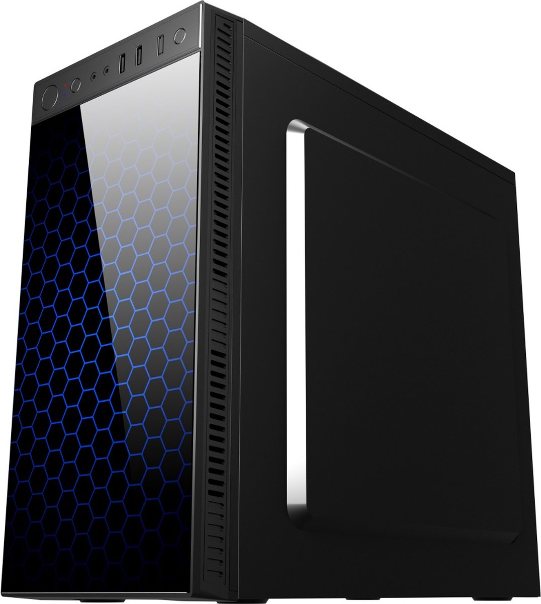 SPIRE TRICER 1415 Micro ATX behuizing inclusief 420W voeding - PC ...